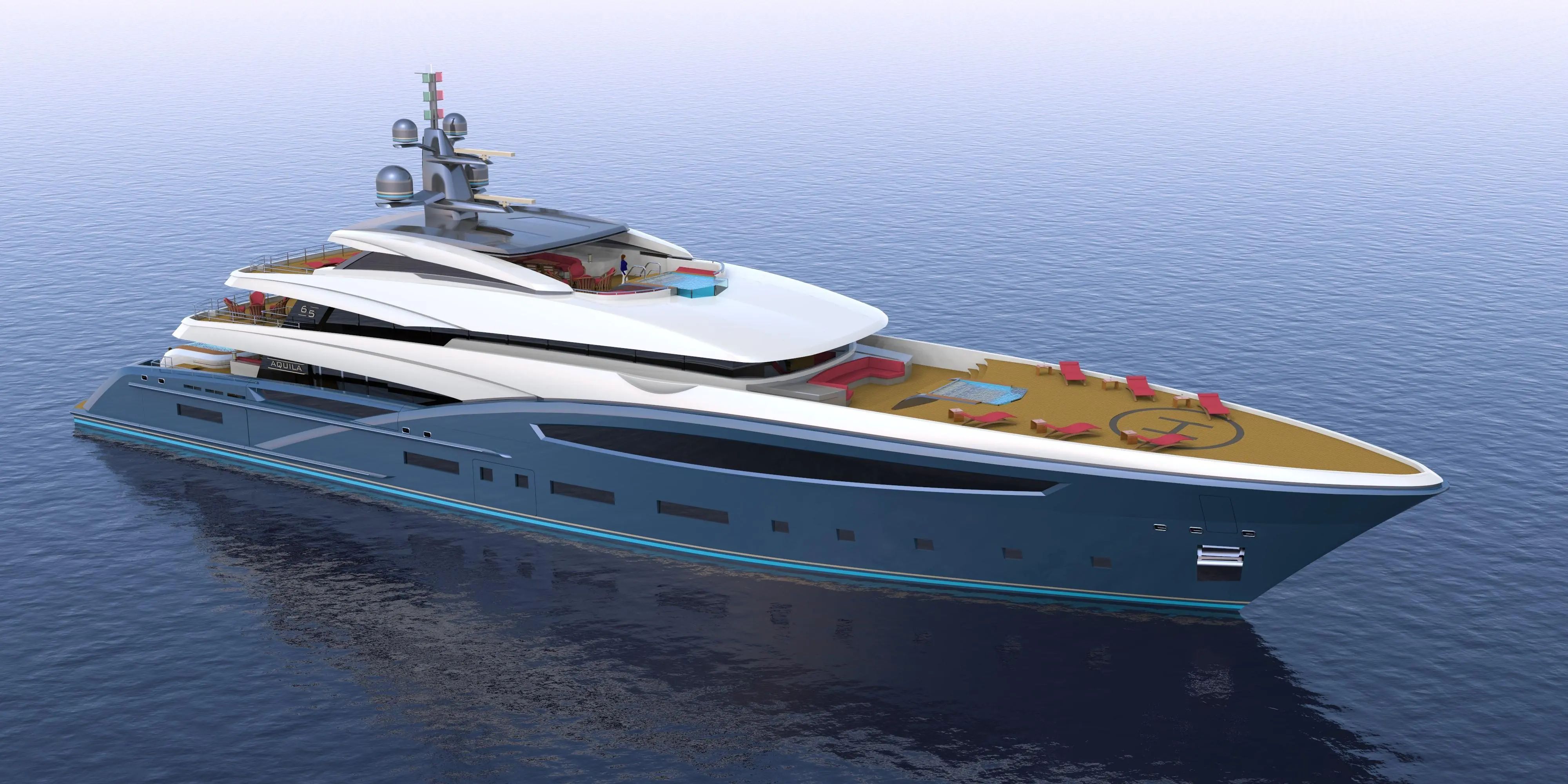 Custom Yacht 65m Yacht for Sale | 213 Custom Yachts West Coast, Italy ...